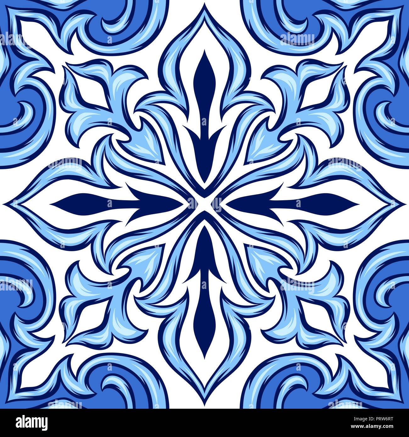 Portuguese azulejo ceramic tile Stock Vector Image & Art - Alamy