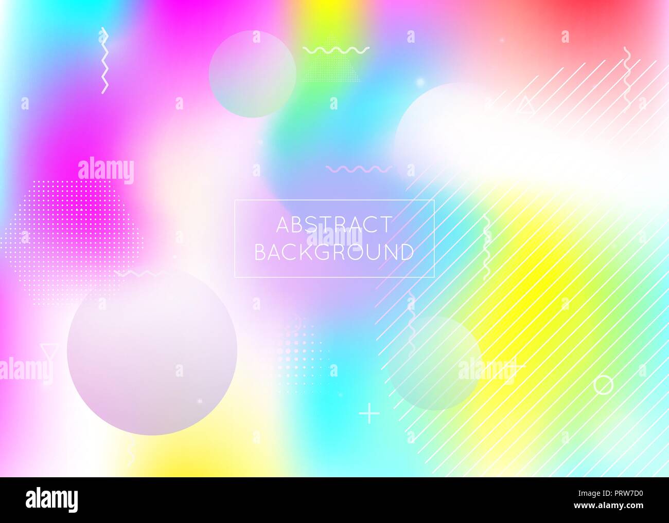 Fluid shapes background with liquid dynamic elements. Holographi Stock ...
