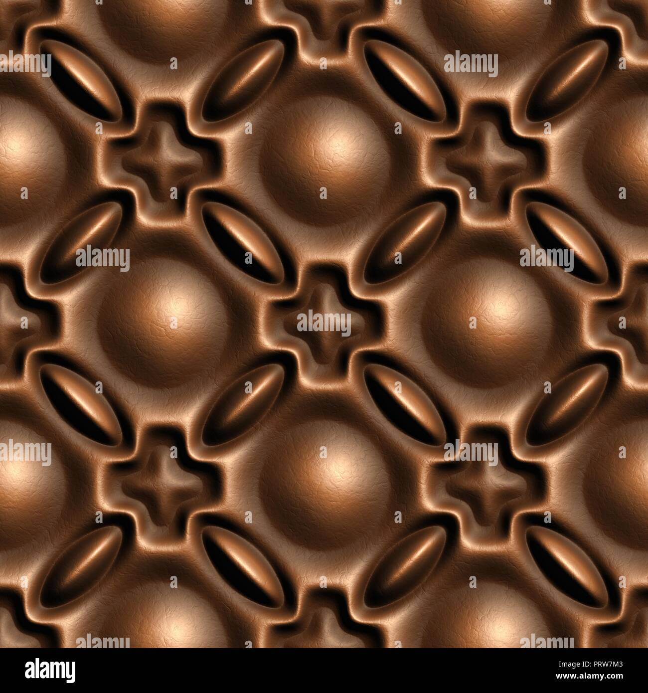 Seamless tileable decorative leather background pattern Stock Photo - Alamy