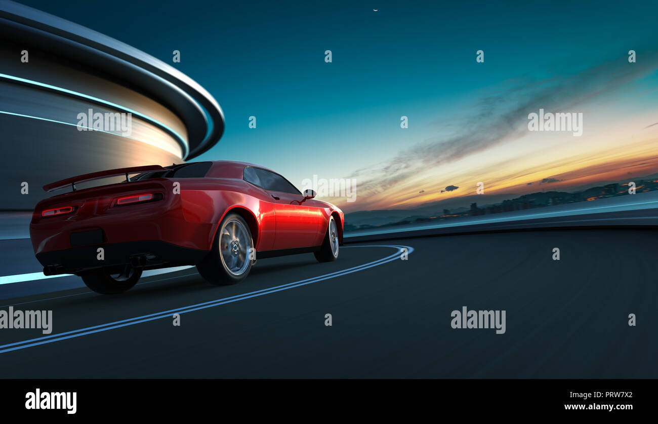 3d model car wheel spinning hi-res stock photography and images - Alamy