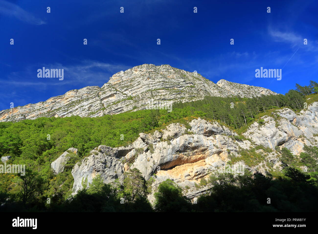 Landscape of the Parc naturel régional du Verdon, Var, 83, Provence ...
