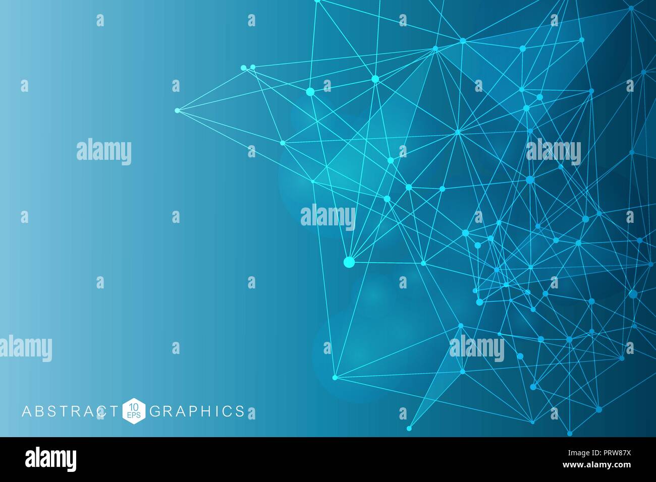 Big Data Visualization Background. Modern futuristic virtual abstract ...