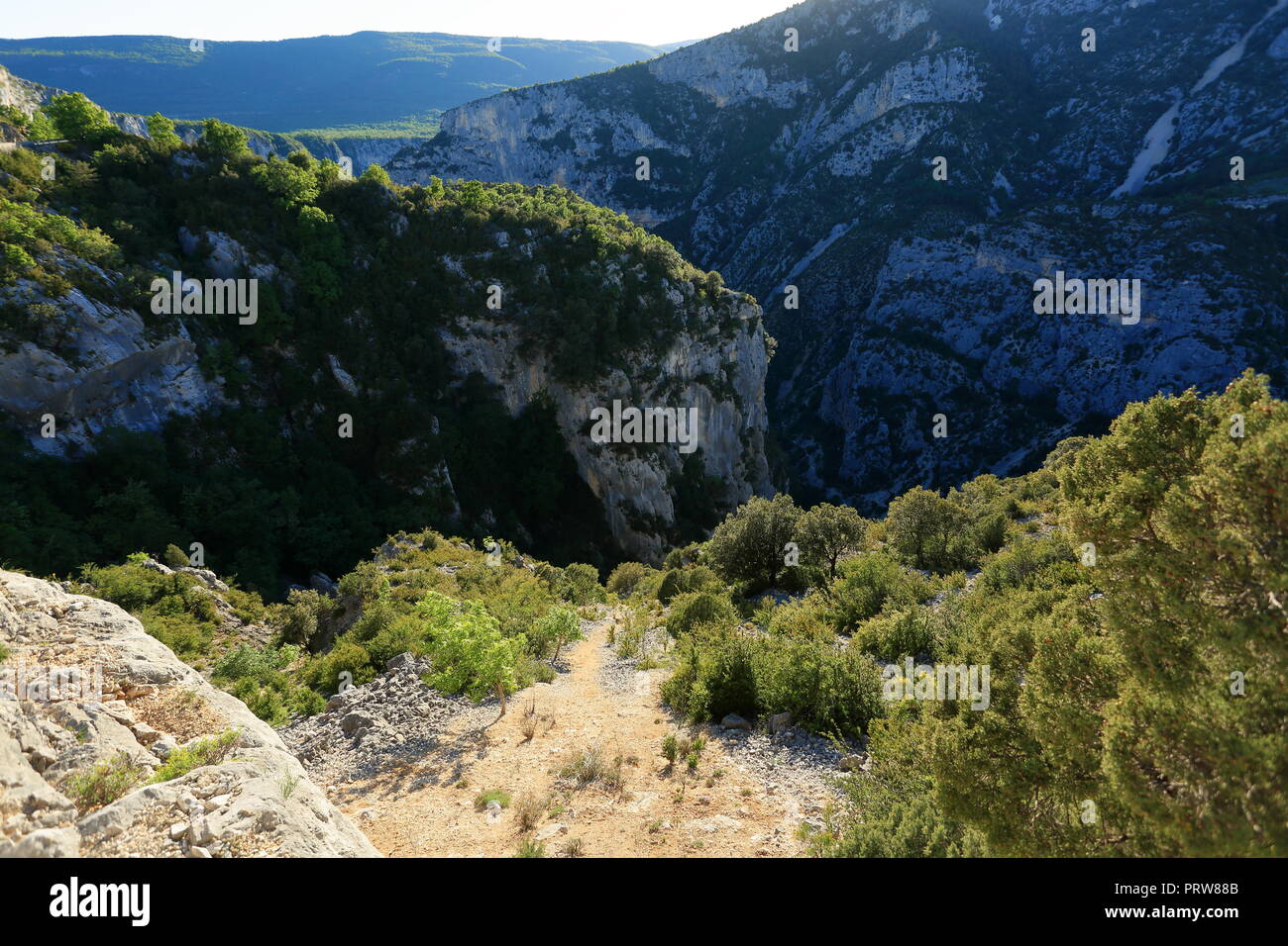 Landscape of the Parc naturel régional du Verdon, Var, 83, Provence ...