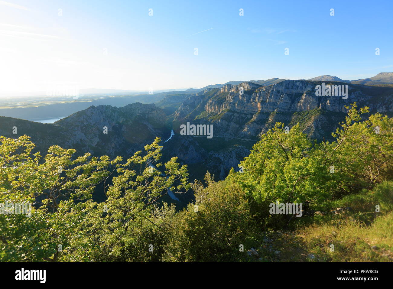 Landscape of the Parc naturel régional du Verdon, Var, 83, Provence ...