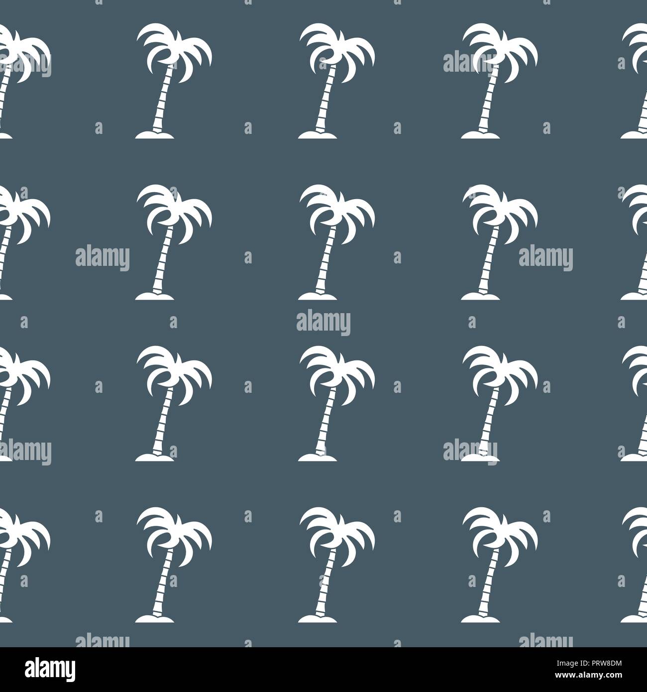 Seamless pattern with palm trees. Design for postcard, invitation ...