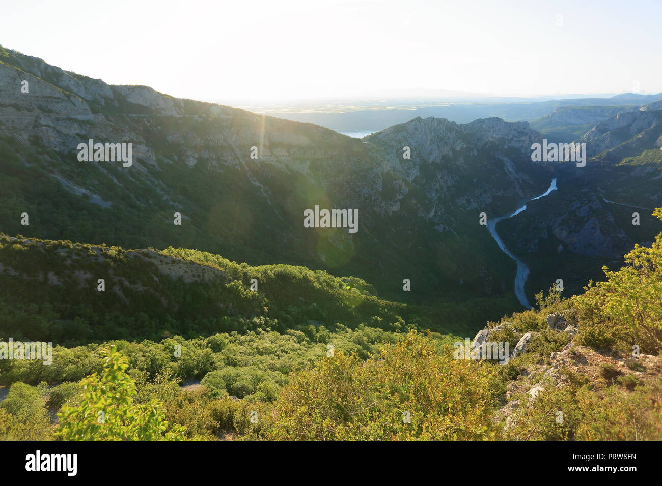 Landscape of the Parc naturel régional du Verdon, Var, 83, Provence ...