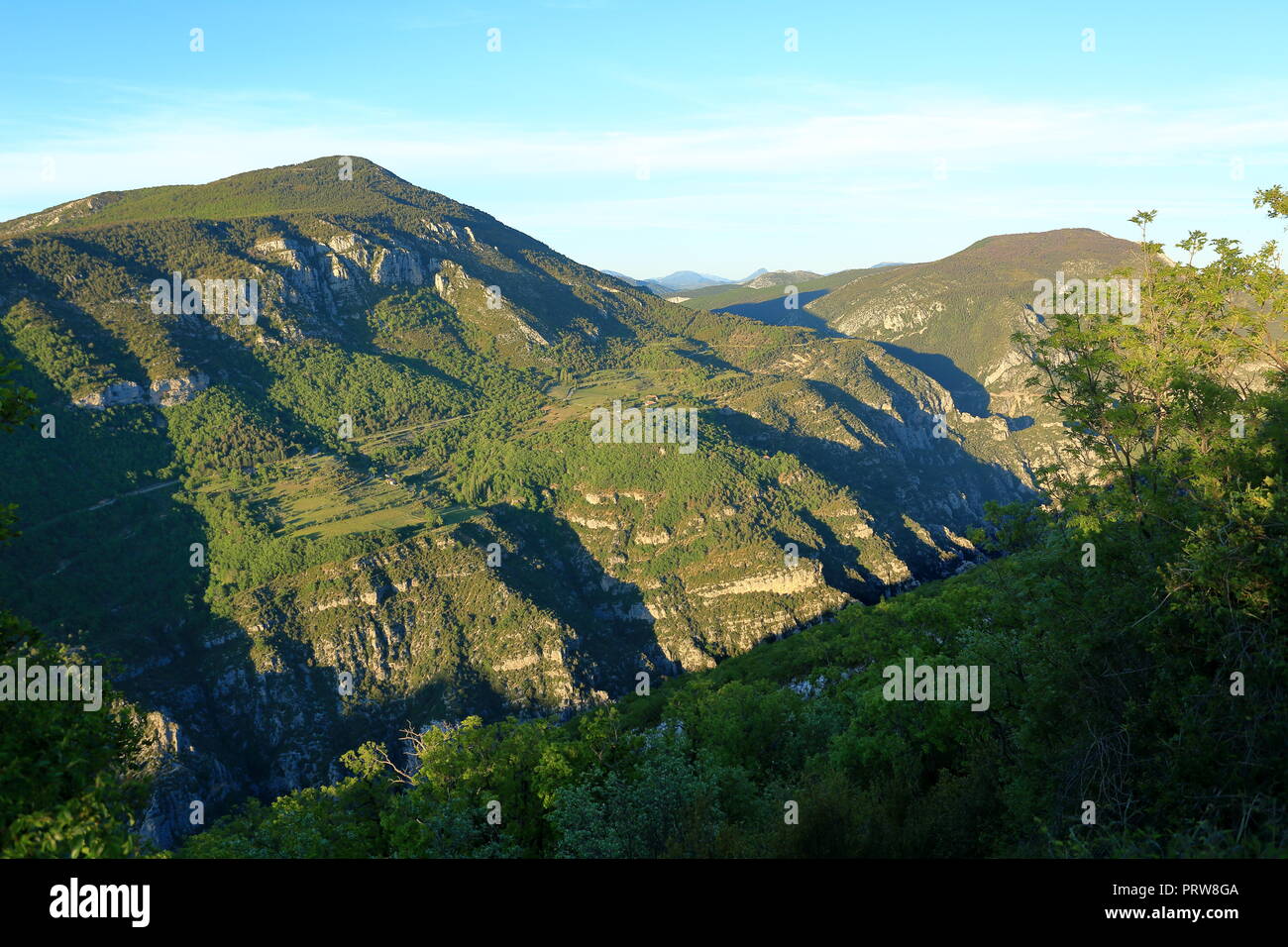 Landscape of the Parc naturel régional du Verdon, Var, 83, Provence ...