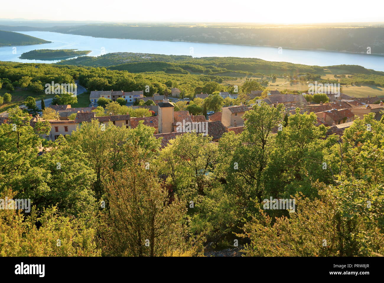 Aiguines, Parc regional du Verdon, Var, 83, Provence, PACA Stock Photo ...