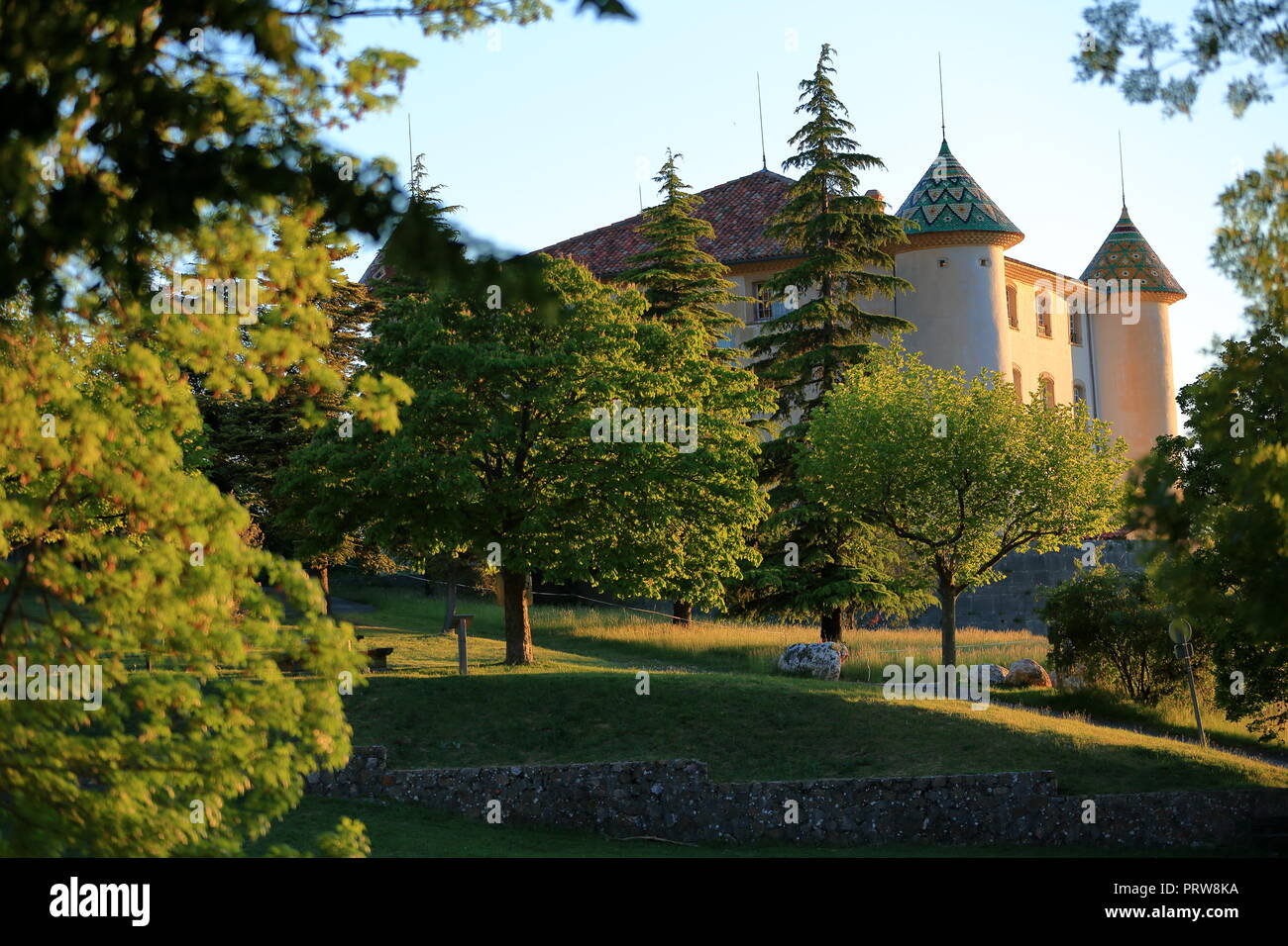 Chateau d'Aiguines, Parc regional du Verdon, Var, 83, Provence, PACA ...