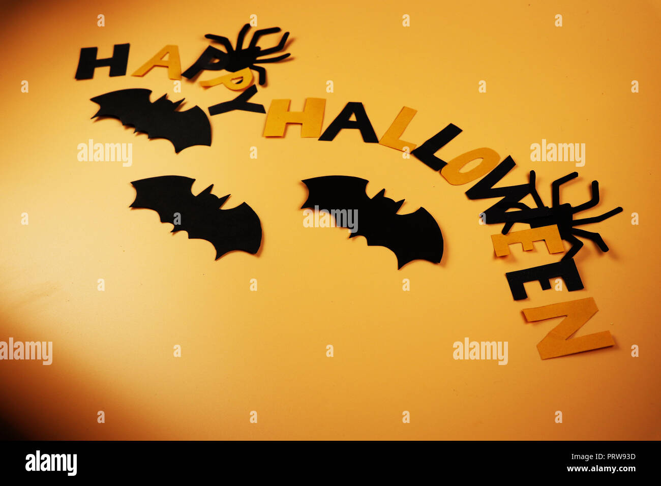 The origins of Halloween. Wishing Happy Halloween. Children trick-or ...