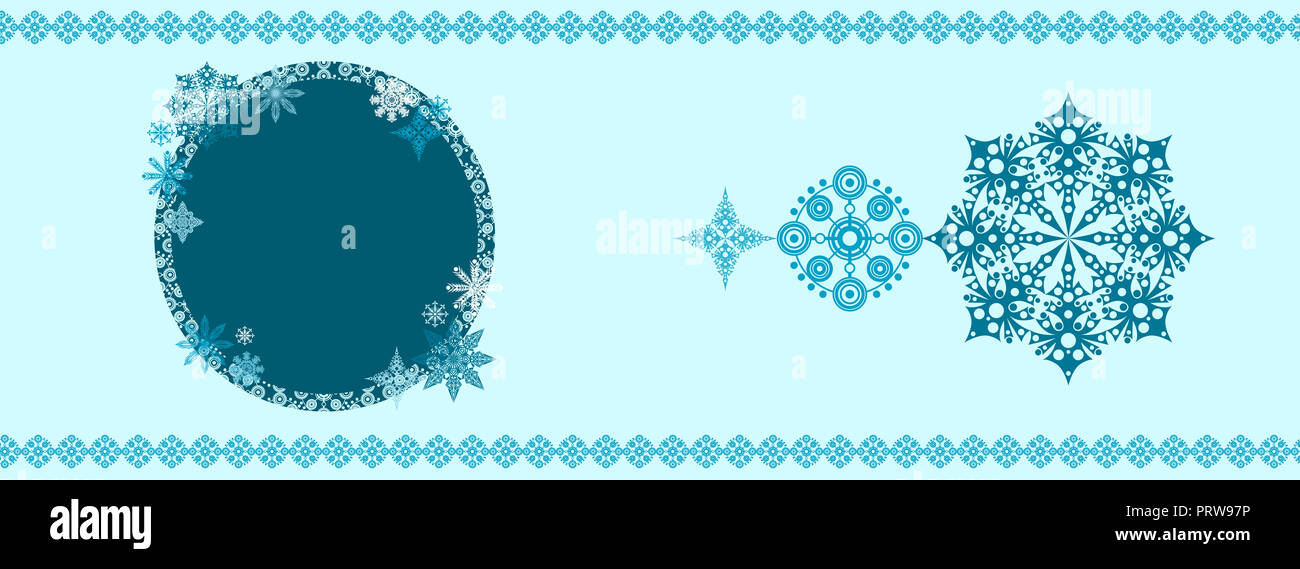 Christmas banner with fir branches decorated, festive header design for ...