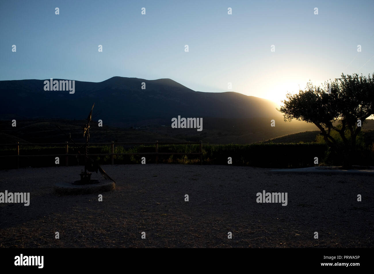 Moncayo mountain, in Zaragoza, Aragon, Spain. Gustavo Adolfo Becquer ...