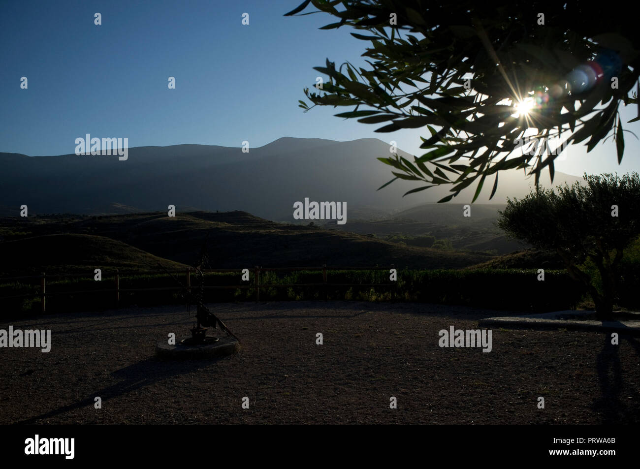 Moncayo mountain, in Zaragoza, Aragon, Spain. Gustavo Adolfo Becquer ...