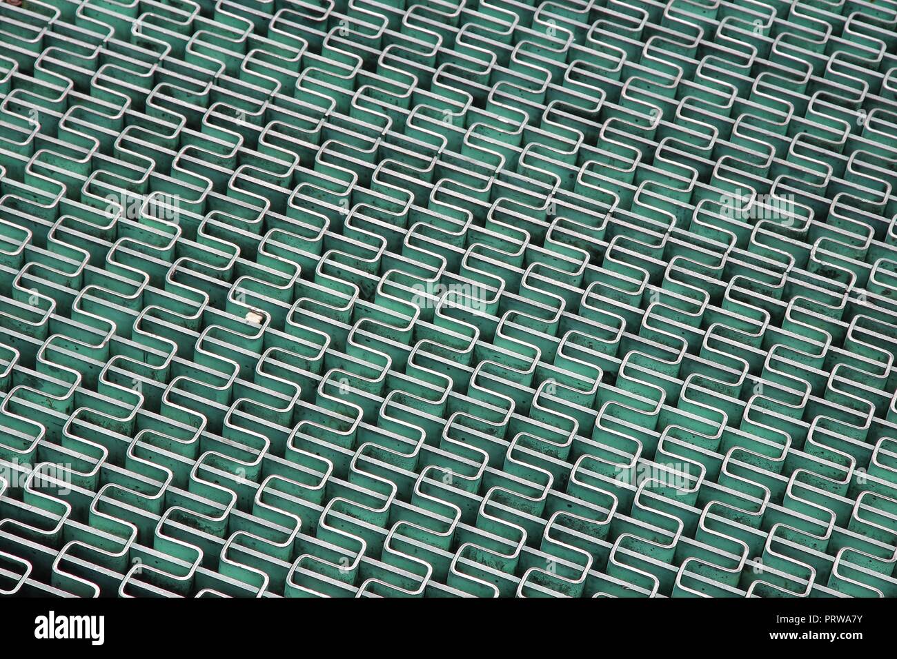 Metal grate background. Stainless steel walkway abstract view Stock ...