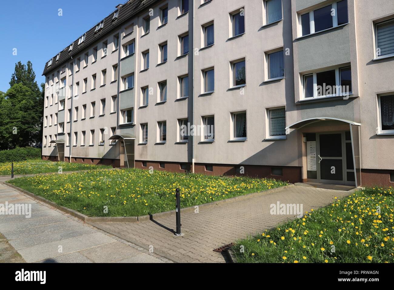 Generic apartment buildings in Chemnitz, Germany Stock Photo - Alamy