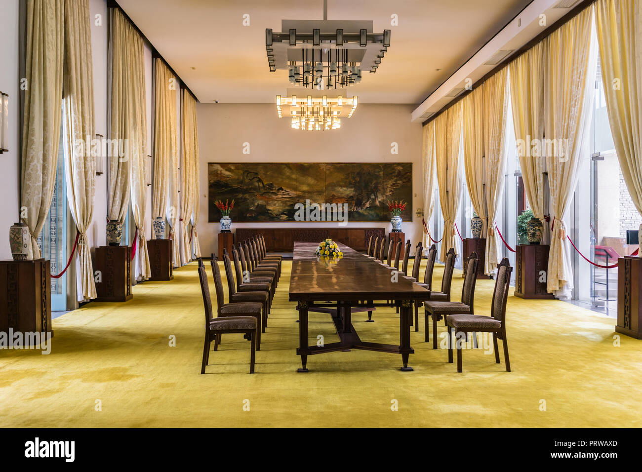 The Banquet Chamber in the Independence Palace, also known as ...
