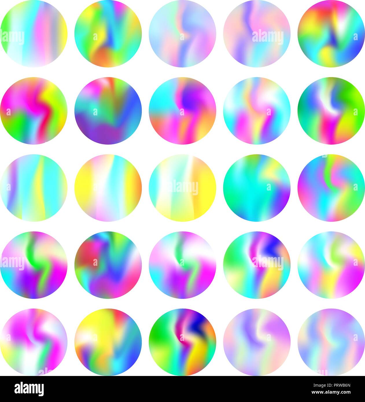 Holographic abstract backgrounds set Stock Vector Image & Art - Alamy