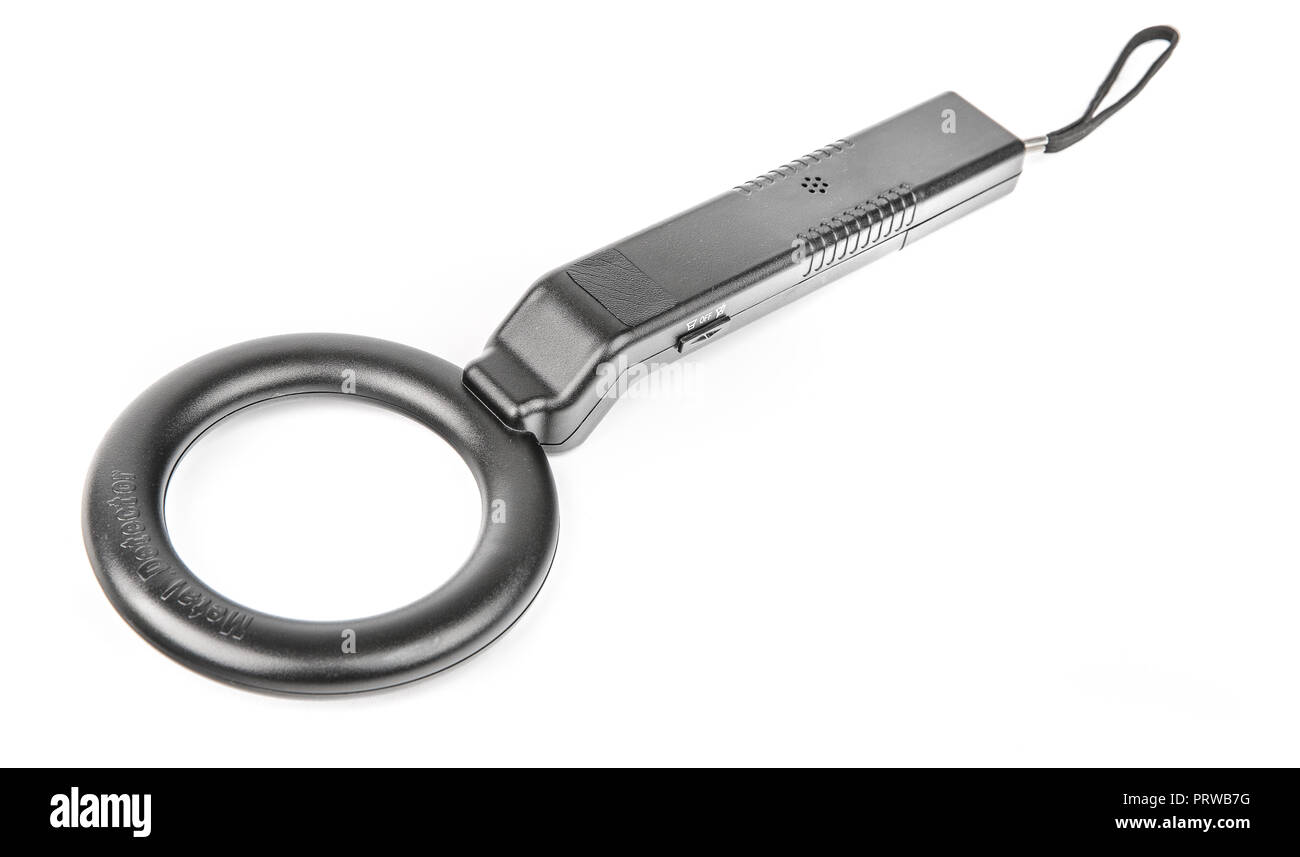 Hand held metal detector Stock Photo - Alamy