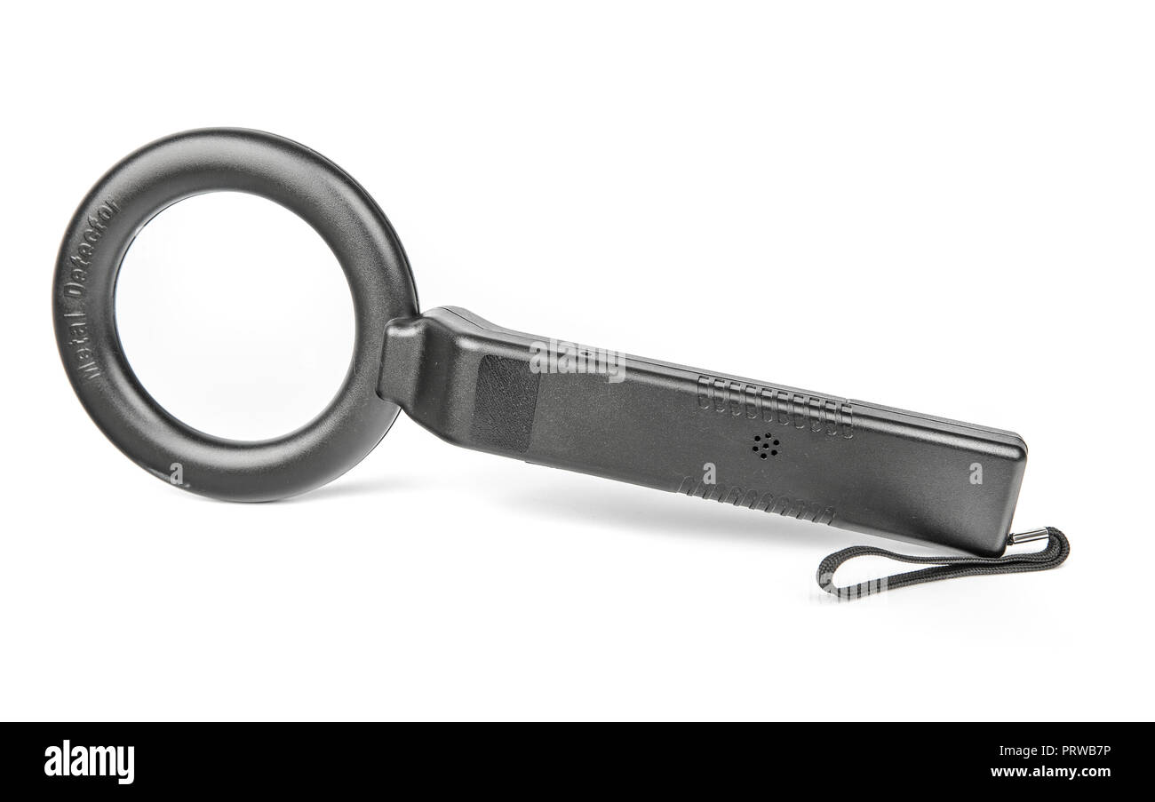 Hand held metal detector Stock Photo - Alamy