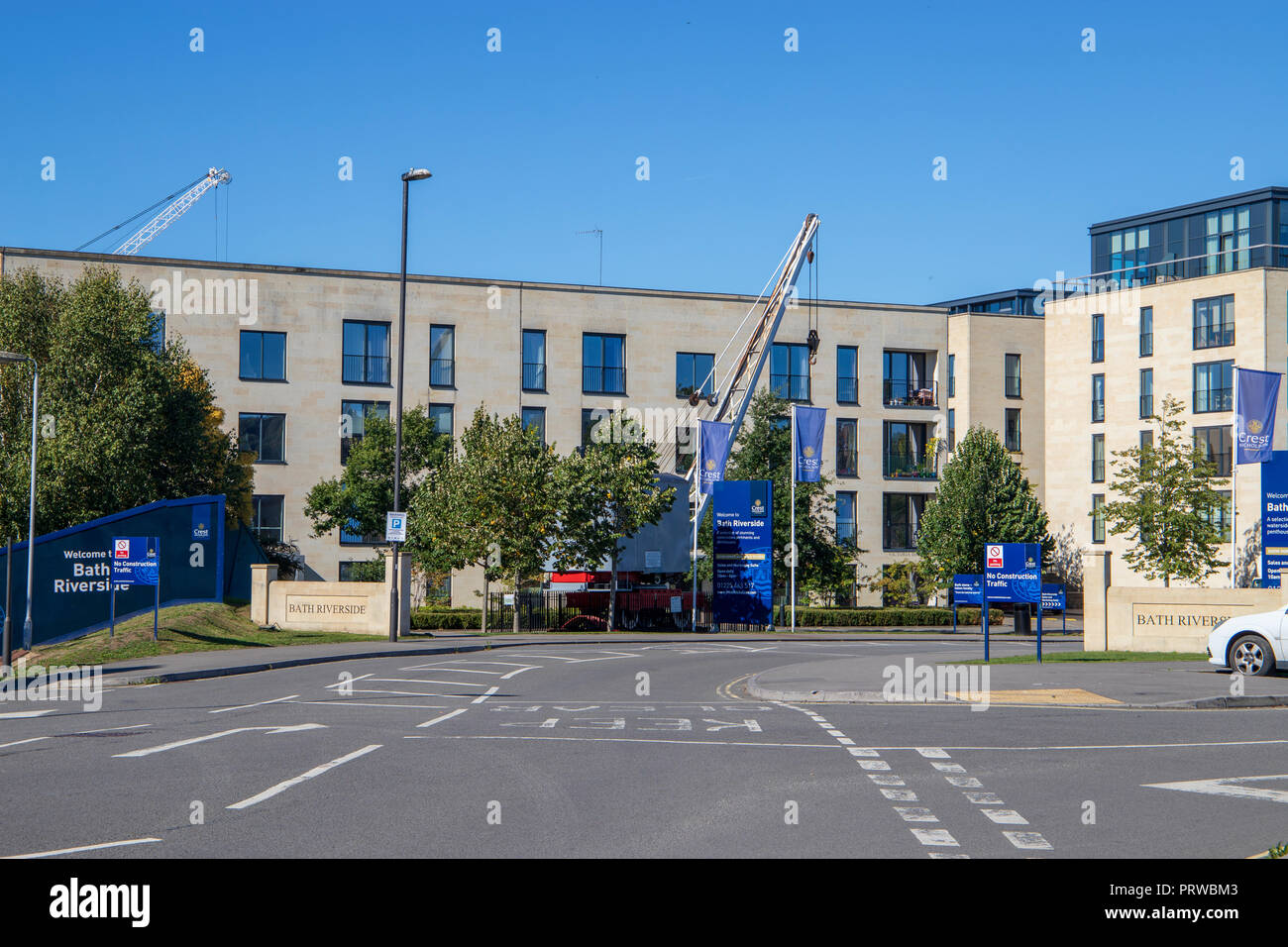 Bath Riverside. Crest Nicholson Development, Bath, UK Stock Photo - Alamy