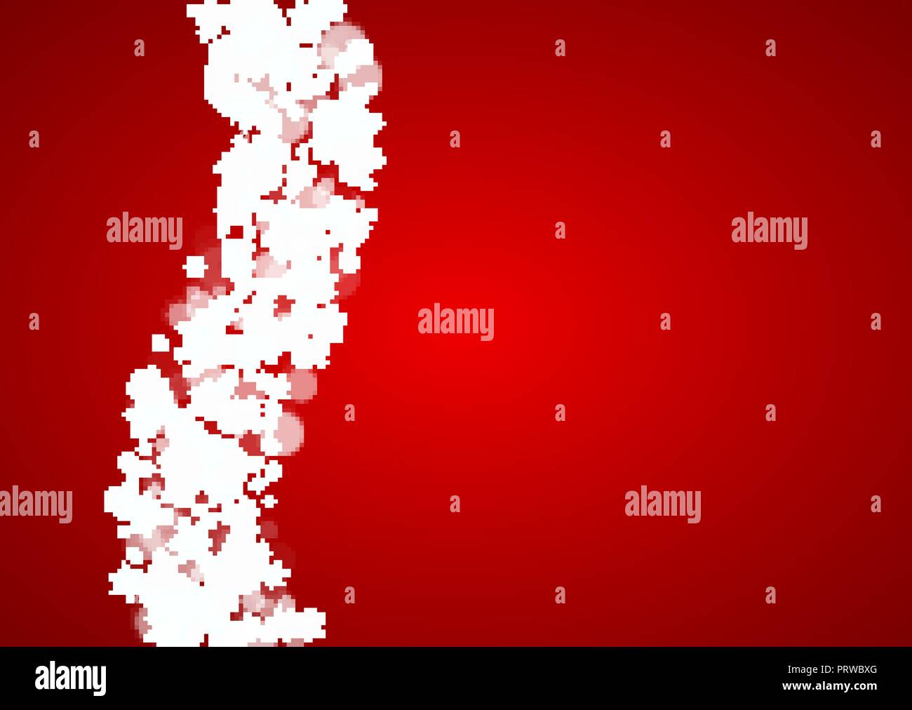 Christmas snow on red background Stock Vector Image & Art - Alamy