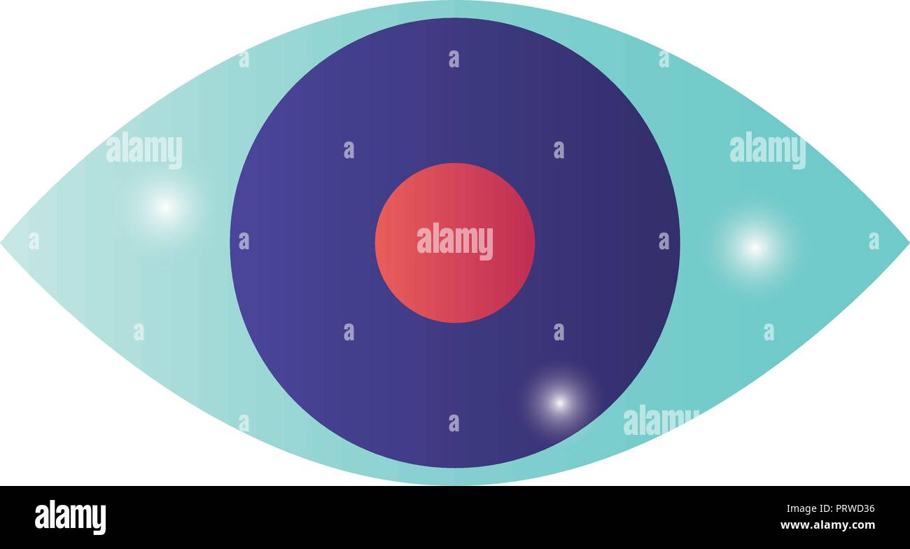 open eye isolated icon Stock Vector Image & Art - Alamy