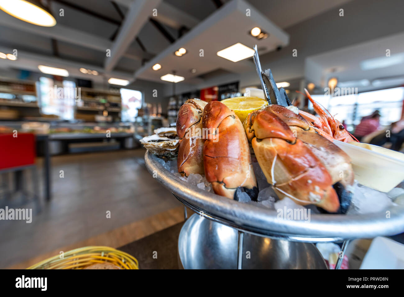 Seafood platter Fruits de Mer at La Halle Fishmongers and restaurant ...
