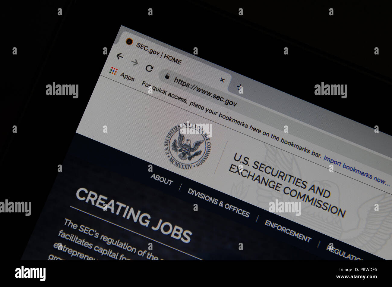 Sec securities and exchange commission hi-res stock photography and ...