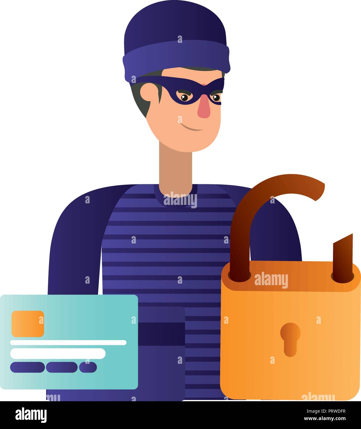 hacker stealing information avatar character Stock Vector Image & Art ...