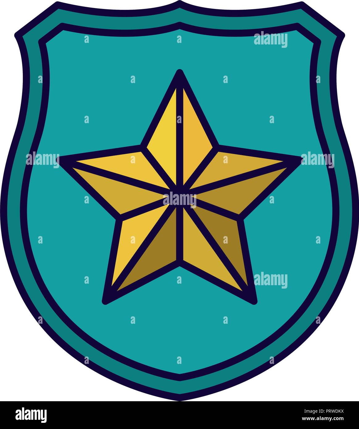 Silver star military Stock Vector Images - Alamy