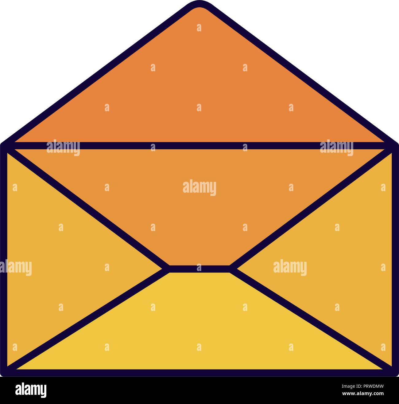 open letter isolated icons Stock Vector Image & Art - Alamy