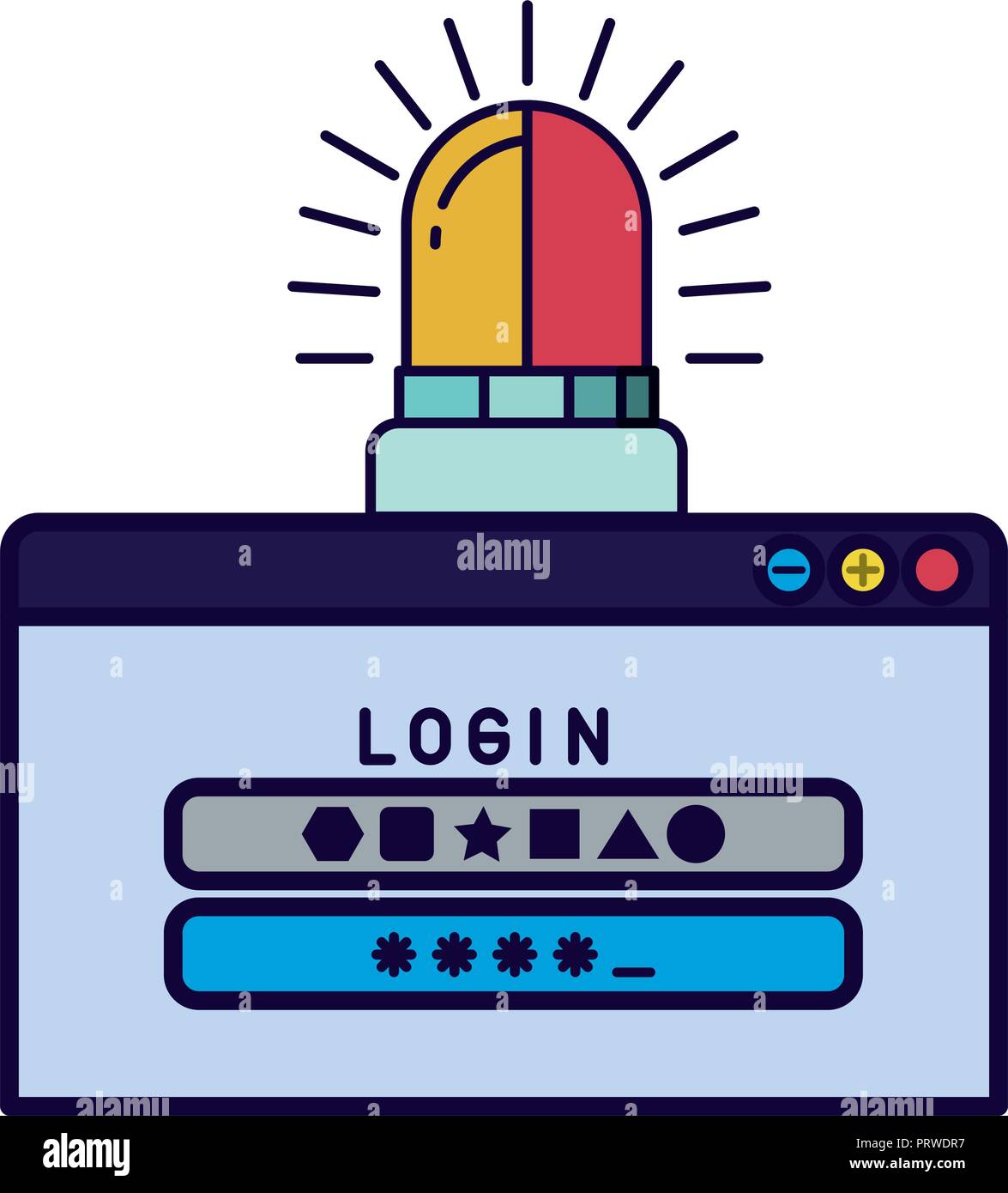 Login username password on Stock Vector Images - Alamy