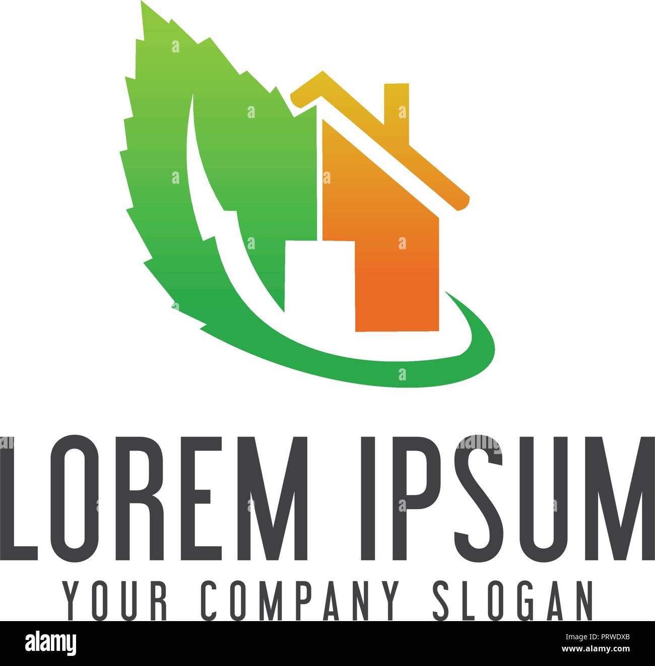 green Real estate logo design concept template Stock Vector Image & Art ...