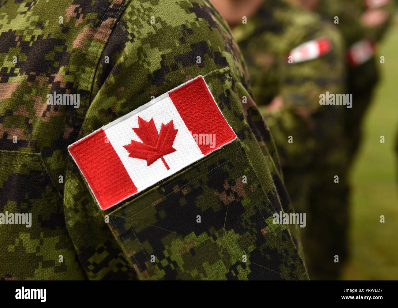 Badge canadian flag hi-res stock photography and images - Alamy