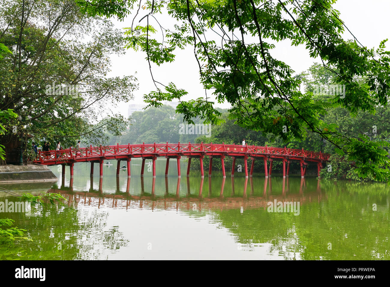 Hanoi famous huc red hi-res stock photography and images - Alamy
