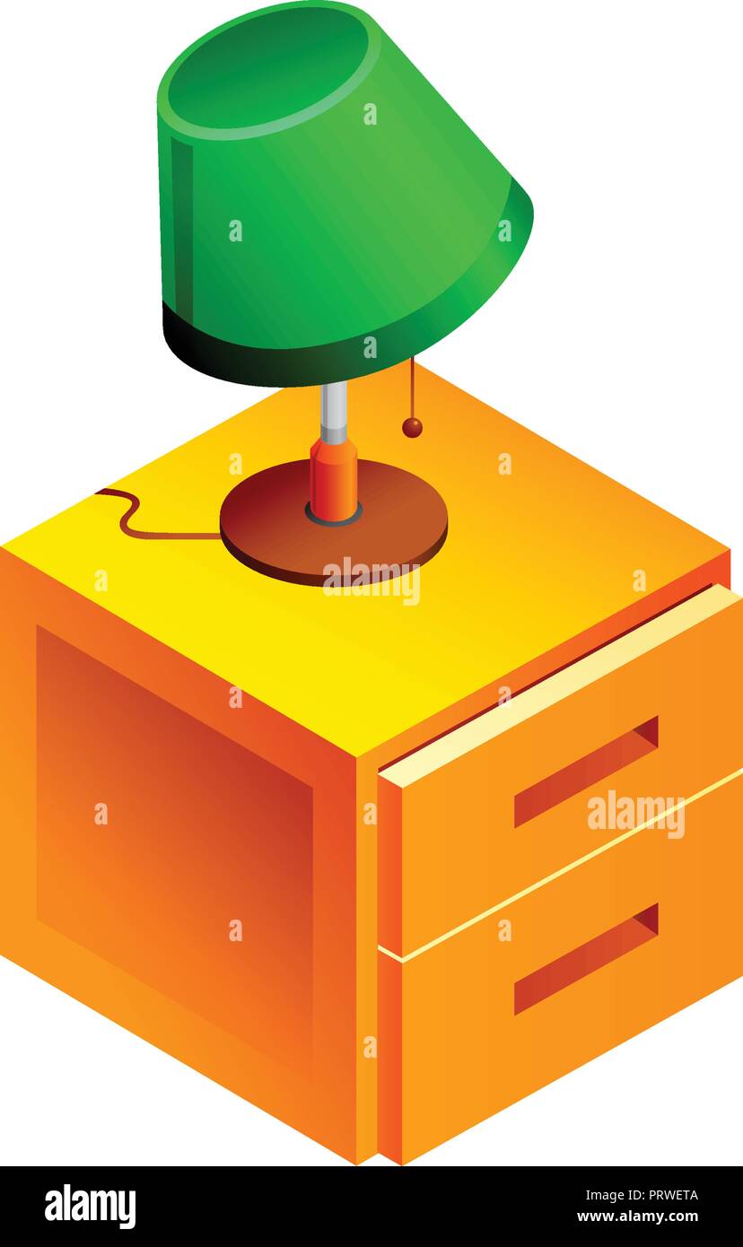 Study table concept on Stock Vector Images - Alamy