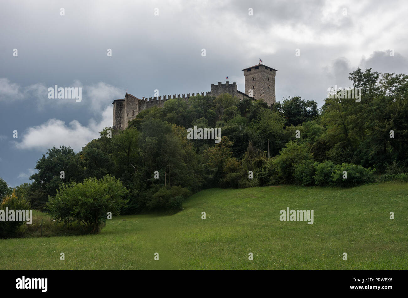 Medieval Rocca di Angera castle, lake Maggiore, Italy Stock Photo - Alamy