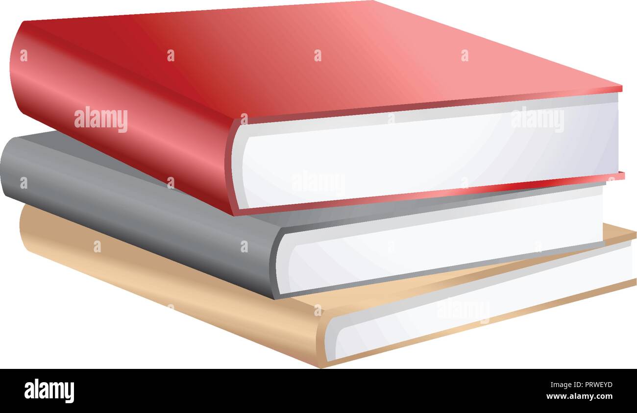 Stack book books bookshelf Stock Vector Images - Alamy