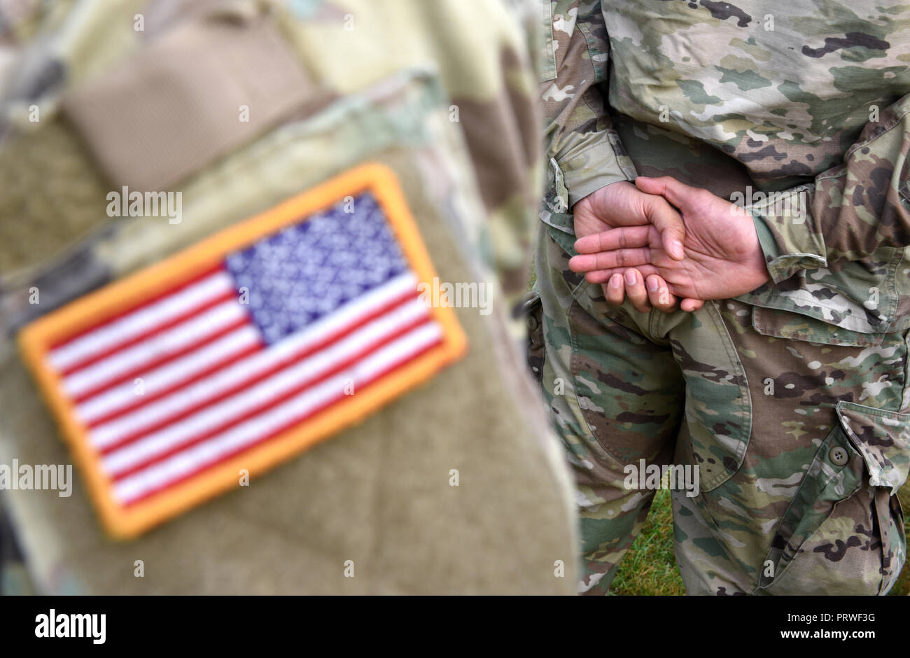 US army uniform patch flag. US Army Stock Photo - Alamy