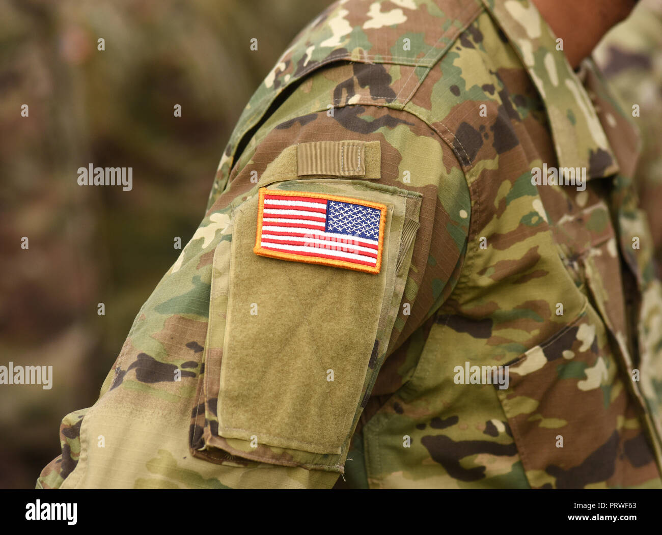 US army uniform patch flag. US Army Stock Photo - Alamy