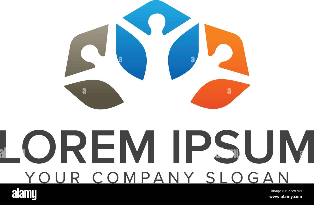 people Business and Consulting logo. teamwork communication group logo ...