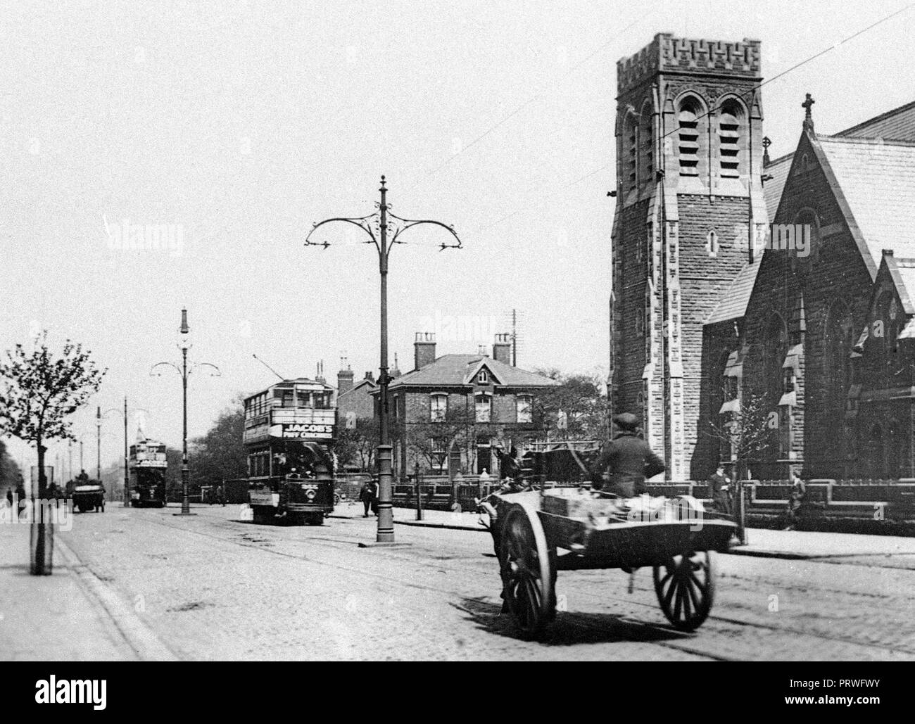 Stanley Road, Bootle early 1900s Stock Photo - Alamy