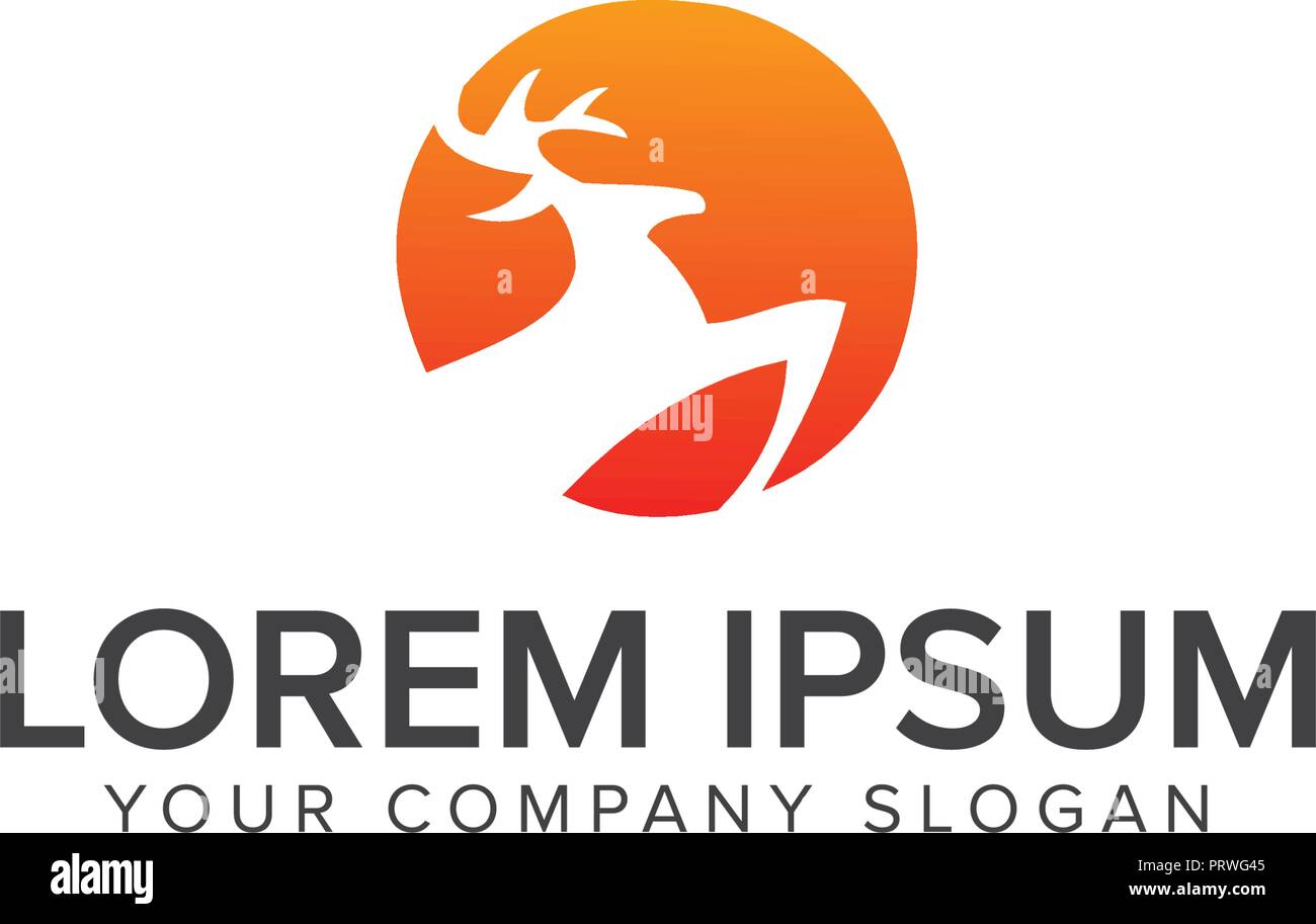 Stag logo hi-res stock photography and images - Alamy
