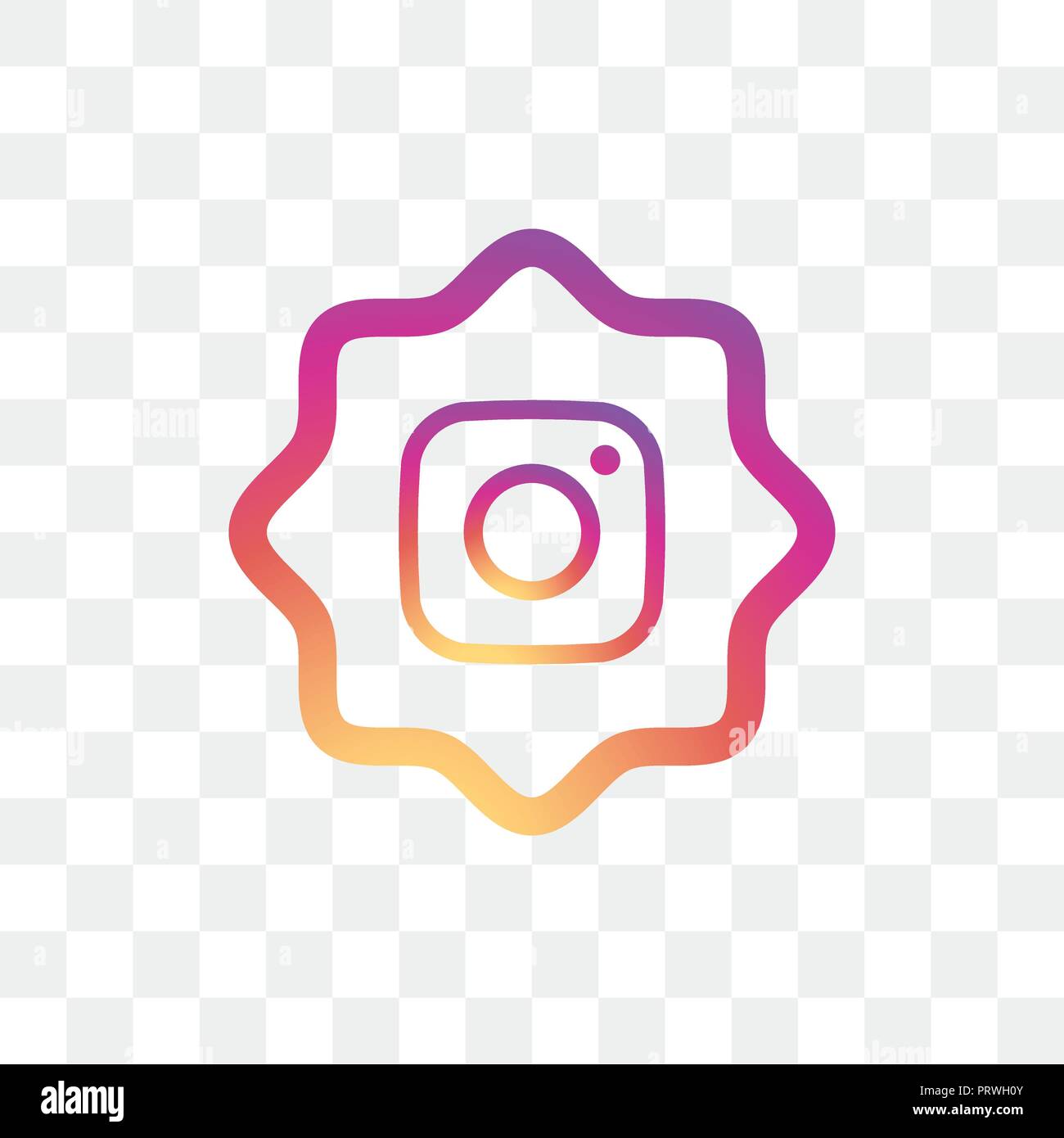 Instagram icon vector hi-res stock photography and images - Alamy