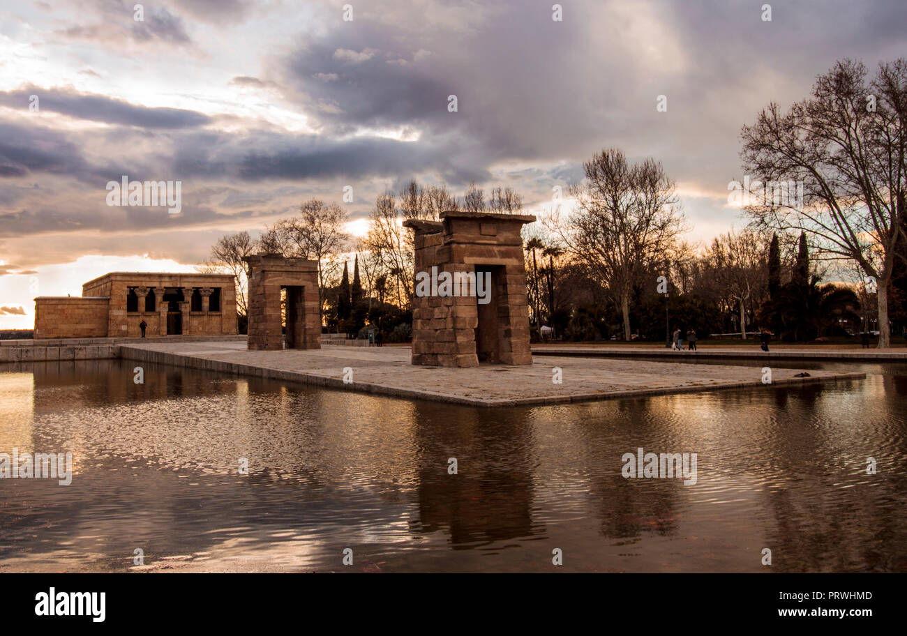 The Temple of Debod (Templo de Debod) is an ancient Egyptian temple ...