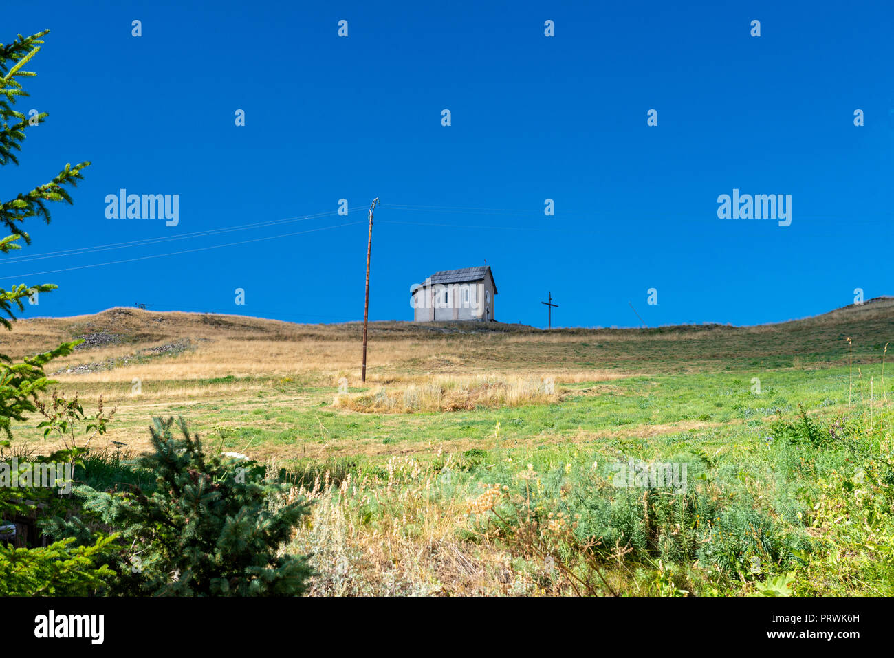 Saint-Véran, High Alps, France, 09/2016 The village of Saint Veran, the ...
