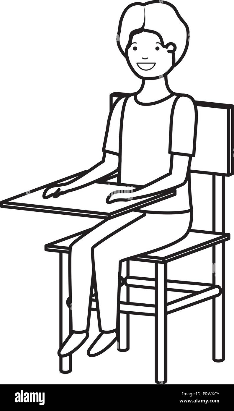 Male studying in room Cut Out Stock Images & Pictures - Alamy