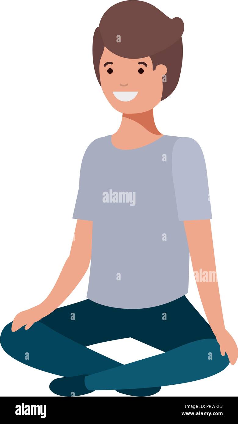 Boy seated Stock Vector Images - Alamy
