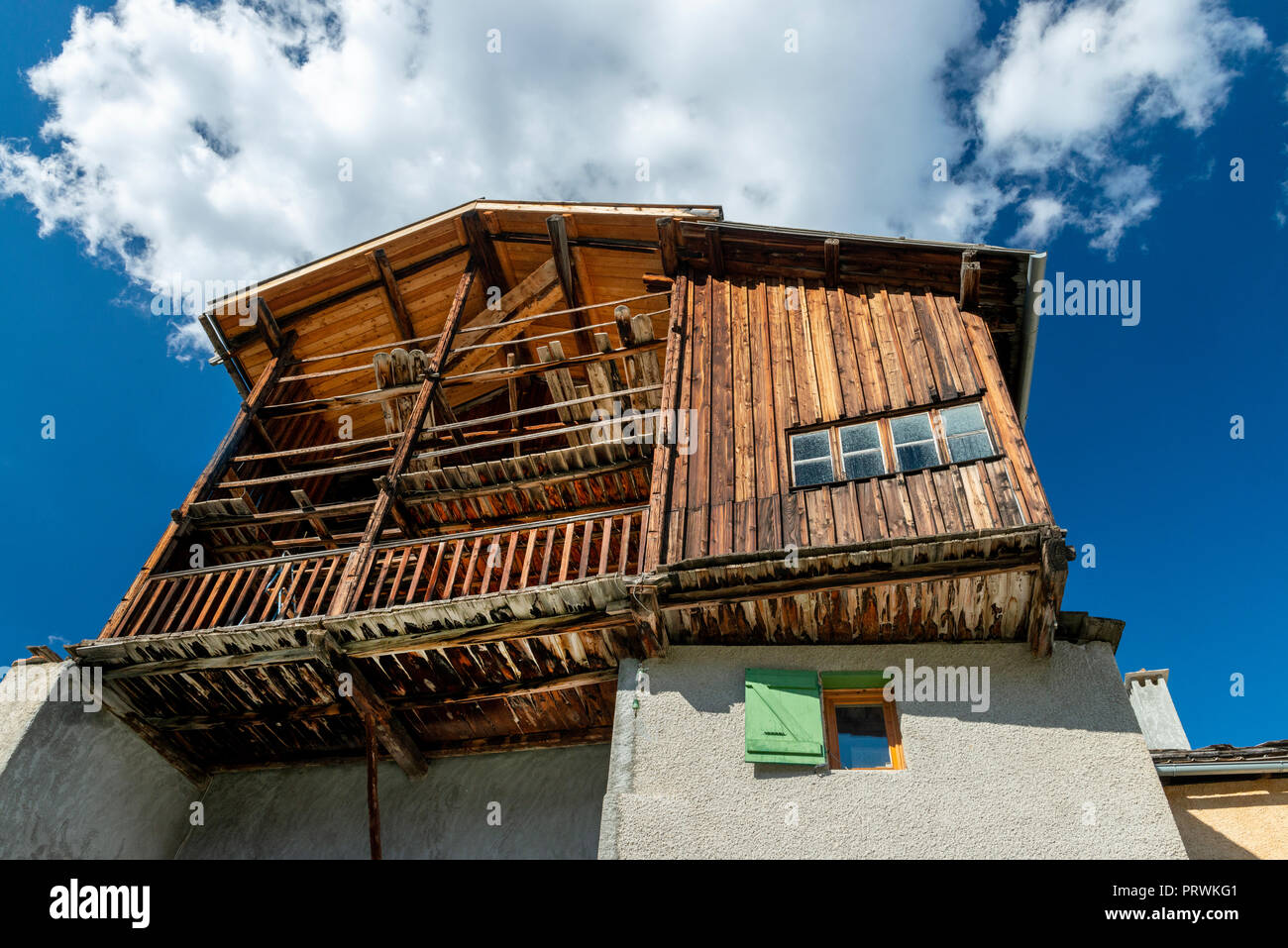 Saint-Véran, High Alps, France, 09/2016 The village of Saint Veran, the ...