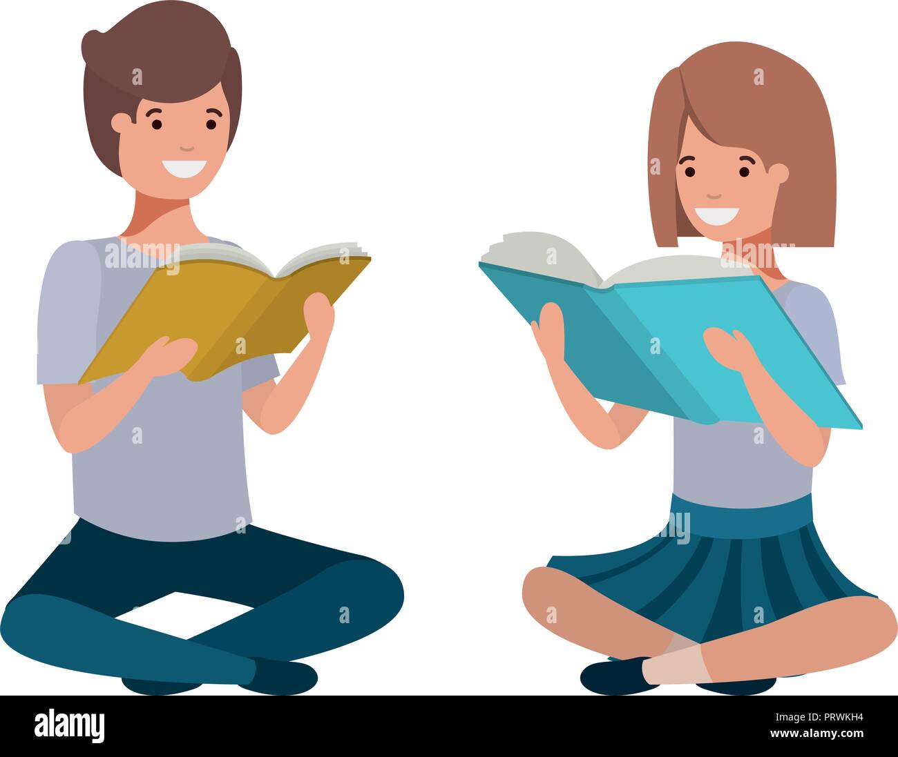 Reading Student Cartoon